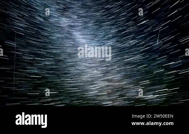 Moving stars in night sky Stock Video Footage - Alamy