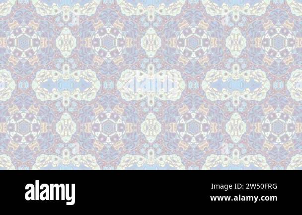 Symmetric ornament loop background Stock Video Footage - Alamy