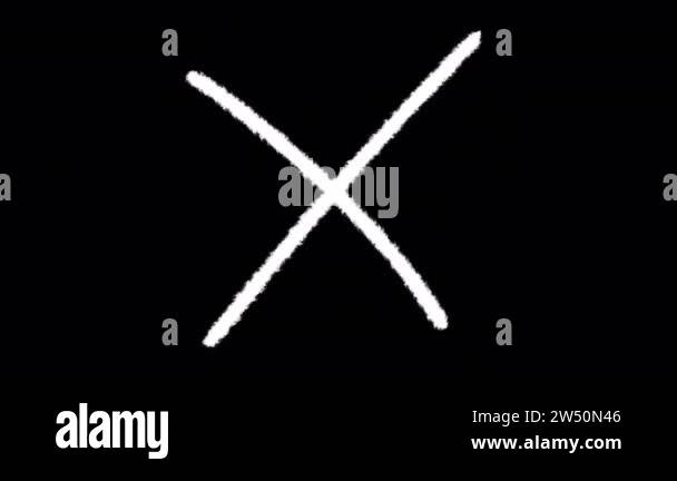 Cross sign animation alpha channel Stock Videos & Footage - HD and 4K ...