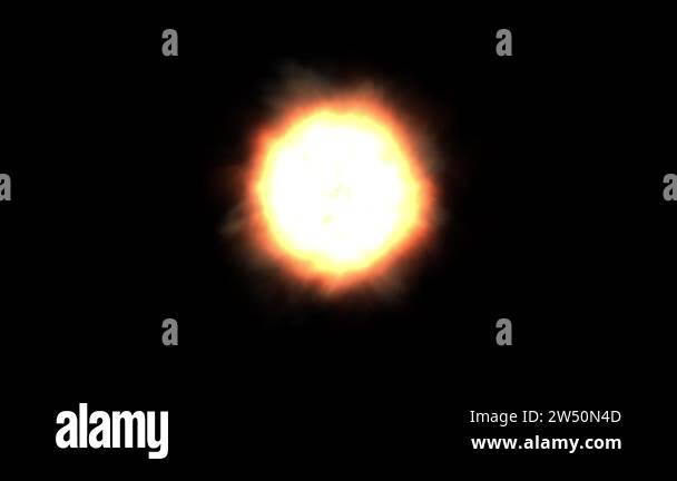 Cosmic Plasma Fire Explosion Energy Fx/ 4k animation of a colorful ...