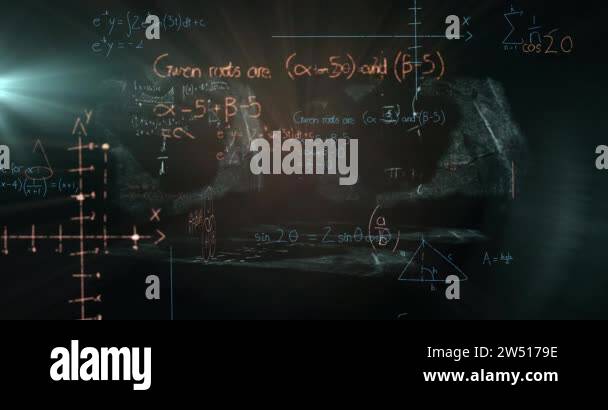 Digital animation of mathematical equations, symbols and diagrams ...