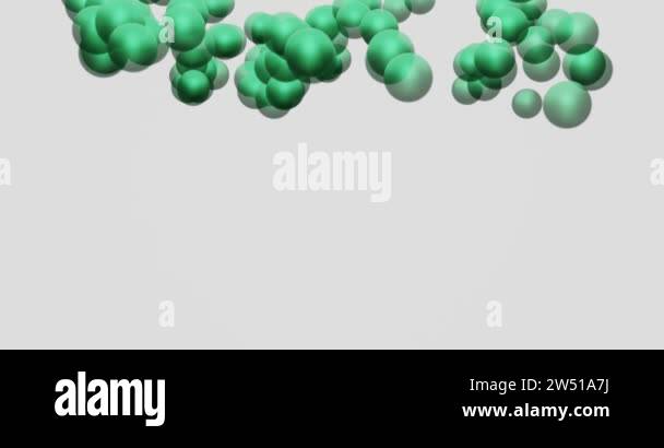 3D animation cream serum passes through the upper layers of the skin ...