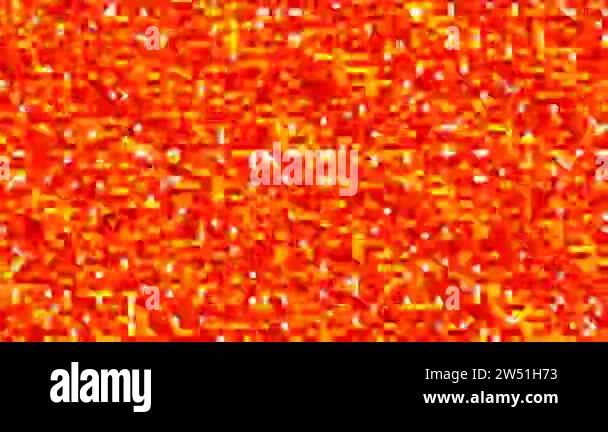 Pixelated Posterised Low Res Retro Pixel Fire Flame Burning Stock Video ...