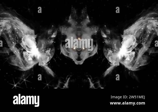 God Face - Abstract Optical illusion god face in bright & dark ...