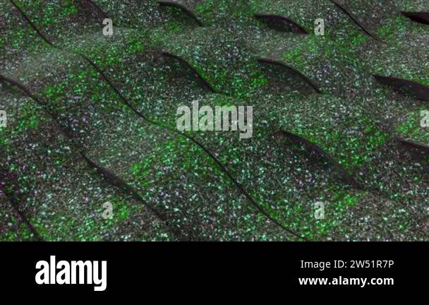 Moving wavy layers. Animation. Beautiful 3d lines move parallel to each ...