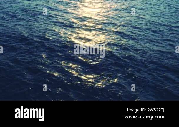 Ocean surface, sea with numerous waves. Drinking water. Suitable for ...