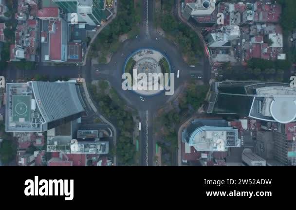Monument of independence roundabout mexico city Stock Videos & Footage ...