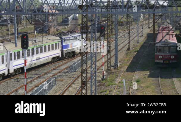 Train is Leaving Train's Tail Train is Standing Trains Wagons Railroad ...