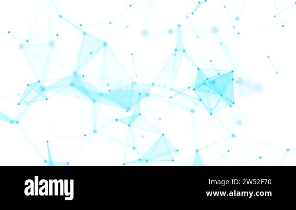 Digital background with dots and lines. Big data visualization. Network ...