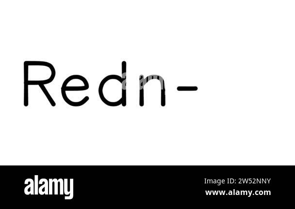 Redneck Handwritten Text Animation in Various Sans-Serif Fonts and ...