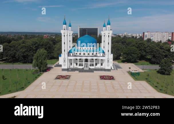 Cathedral Mosque and Tower of Memory and Unity in Maykop, Adygea ...