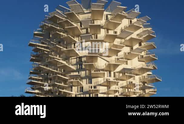 Montpellier, Occitanie, France. The Arbre Blanc building by the ...