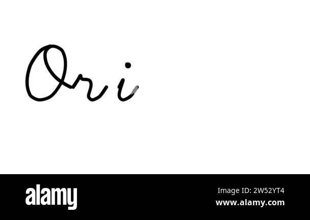 Origin Decorative Handwriting Animation in Six Cursive and Gothic Fonts ...