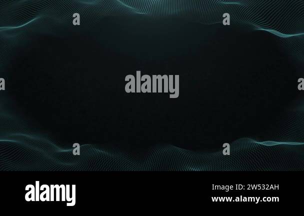 Abstract Digital Mesh Shape Fx Background Loop/ 4k animation of an ...