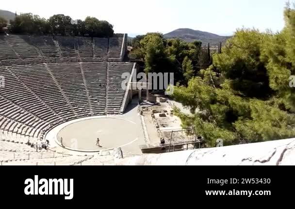 Greek amphitheater epidaurus Stock Videos & Footage - HD and 4K Video ...