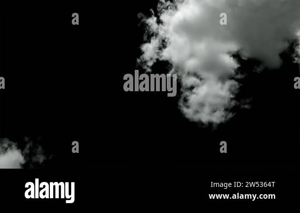 Timelapse fluffy clouds on transparent background, Alpha Channel Stock Video Footage - Alamy