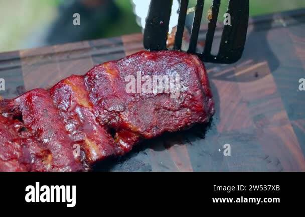 Traditional american food ribs Stock Videos & Footage - HD and 4K Video ...