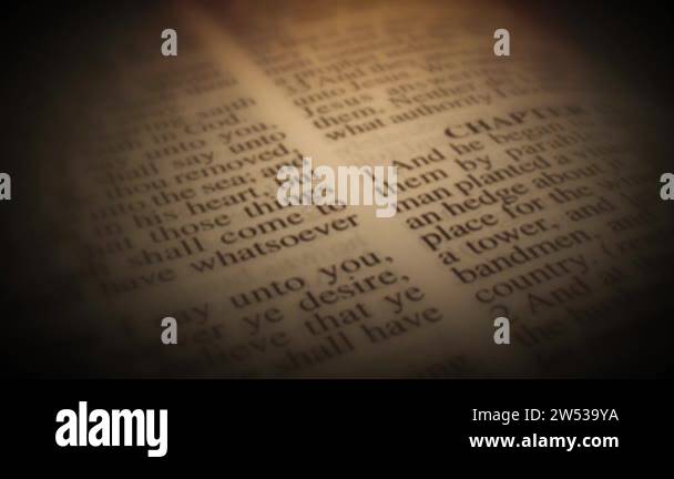 Abstract Old Vintage Holy Bible Pages Background Animation/ 4k ...