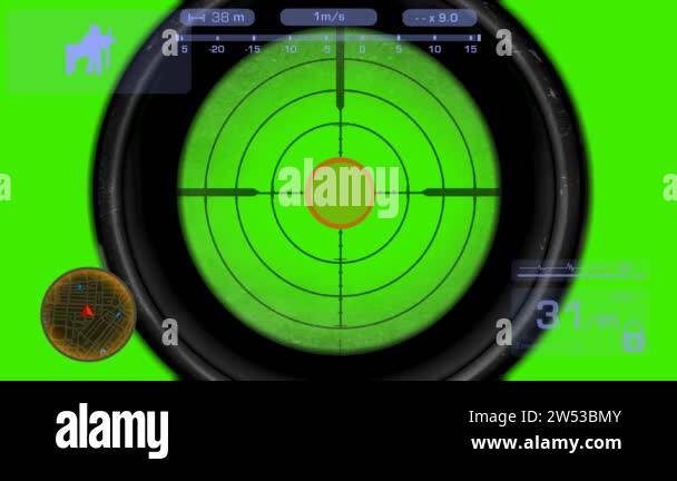 Sniper - Bullseye - Blue Stock Video Footage - Alamy