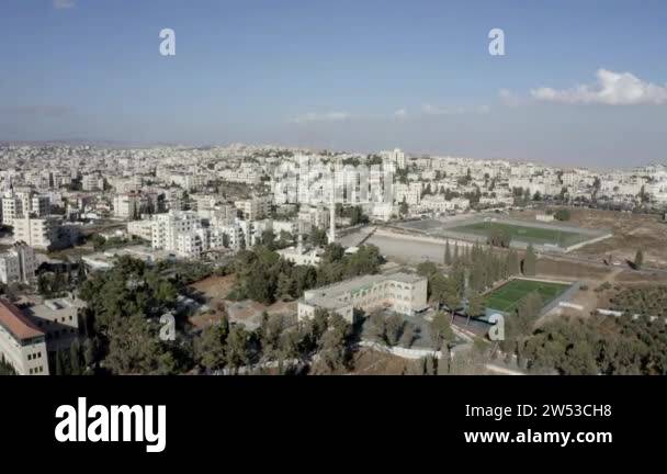 Beit Hanina Arab neighborhood in Jerusalem, aerial viewPalestinian ...