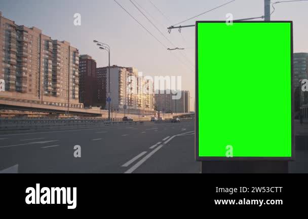 Roadside billboard poster advertisement Stock Videos & Footage - HD and ...