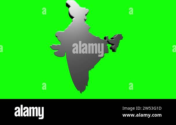 India Map Showing Up Intro By Regions 4k animated India map intro ...