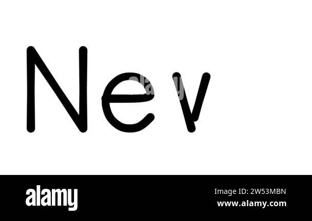 News Handwritten Text Animation in Various Sans-Serif Fonts and Weights ...