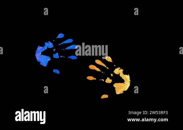 Rainbow handprints Stock Videos & Footage - HD and 4K Video Clips - Alamy