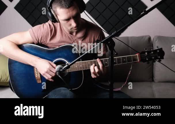 Recording an Acoustic Guitar in Home Recording Studio with Acoustic ...