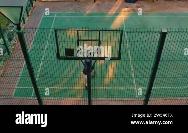 Basketball court aerial view Stock Videos & Footage - HD and 4K Video ...