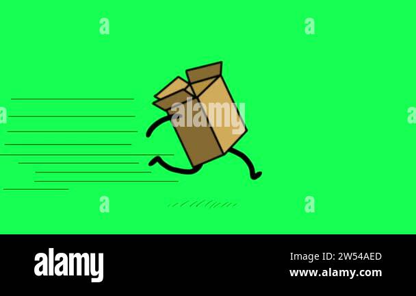 2d hand drawn animation on green screen - Fast delivery design with a ...