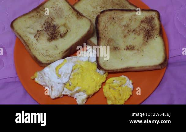 Toast bread breakfast fried Stock Videos & Footage - HD and 4K Video ...