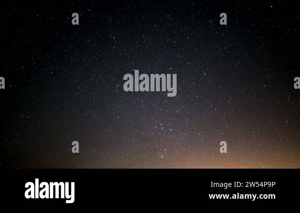 Milky Way Galaxy Rise Over Mountain Ridges Time Lapse Stars and Meteors ...