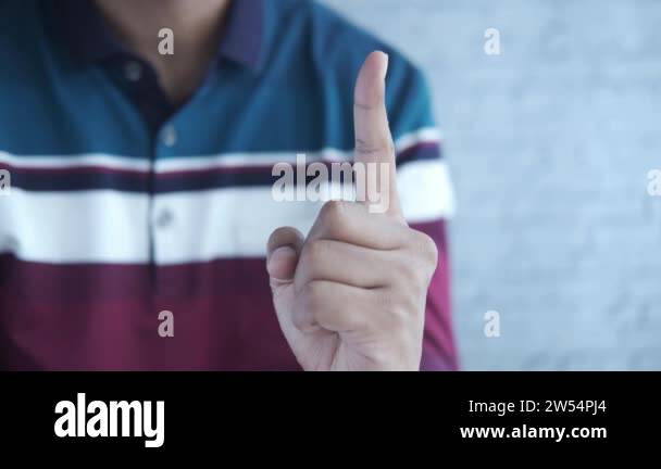 Hand pointing up man Stock Videos & Footage - HD and 4K Video Clips - Alamy