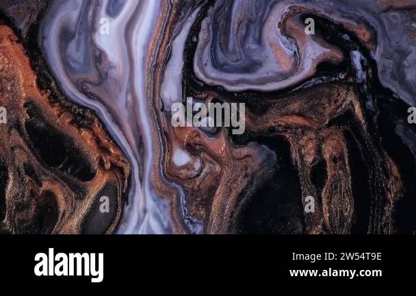 Fluid art drawing video, trendy acrylic texture with flowing effect ...
