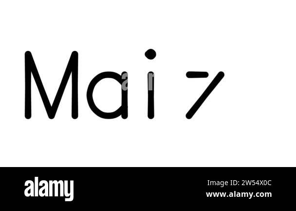 Maize Handwritten Text Animation in Various Sans-Serif Fonts and ...