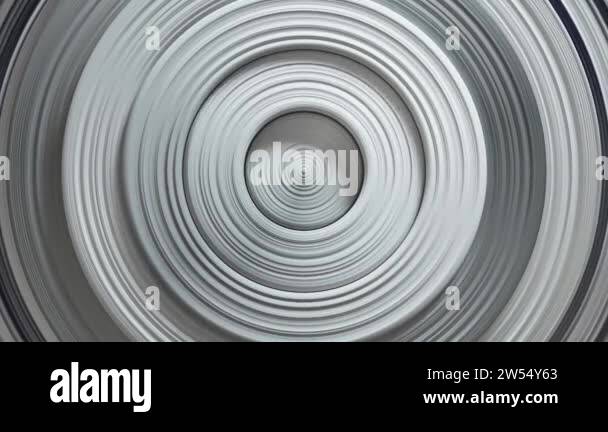 Abstract pattern of circles with displacement effect. White blank ...