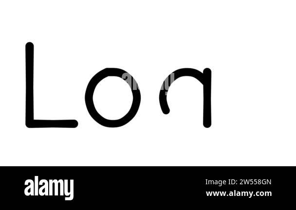 Loan Handwritten Text Animation in Various Sans-Serif Fonts and Weights ...