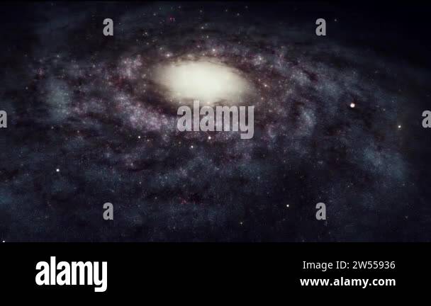 Interstellar space travel universe. 4K 3D animation in outer space ...