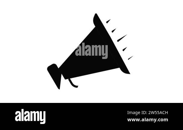 Set megaphone icon Stock Videos & Footage - HD and 4K Video Clips - Alamy