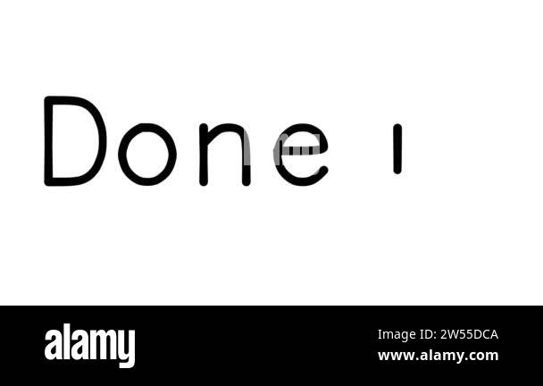 Donegal Handwritten Text Animation in Various Sans-Serif Fonts and ...