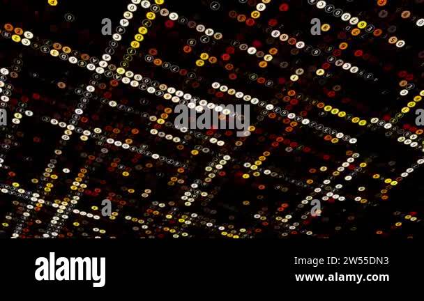 Abstract hacking background, concept of multiple choice and harmful software. Animation. Small ...