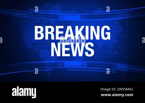 Modern Breaking News Concept Backdrop 4K Animation. Latest Abstract ...