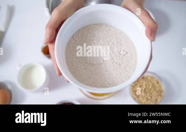 Whole grain flour Stock Videos & Footage - HD and 4K Video Clips - Alamy