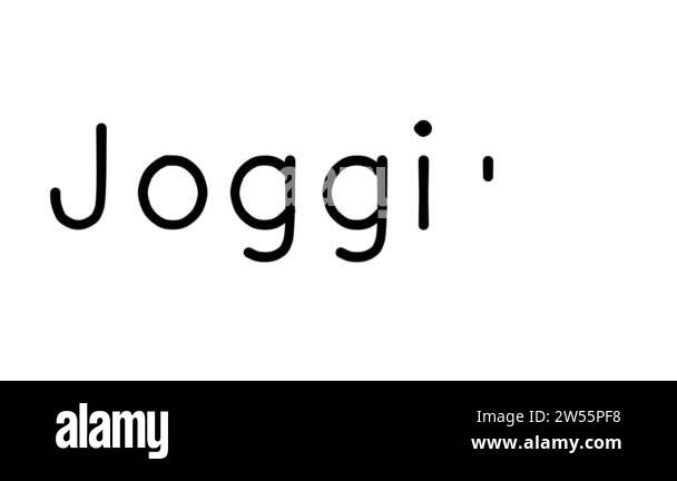 Jogging Handwritten Text Animation in Various Sans-Serif Fonts and ...
