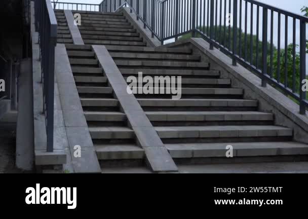 Ramp stairs concrete urban Stock Videos & Footage - HD and 4K Video ...