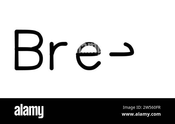 Breed Handwritten Text Animation in Various Sans-Serif Fonts and ...