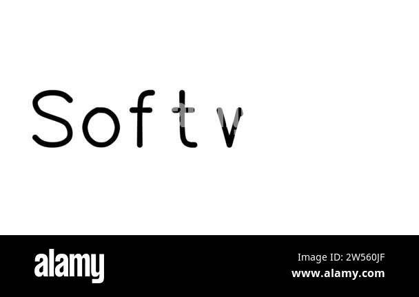 Software Handwritten Text Animation in Various Sans-Serif Fonts and ...