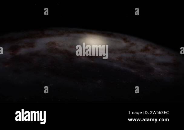 Interstellar space travel universe. 4K 3D animation in outer space ...