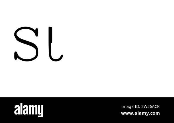 Study Animated Handwriting Text in Serif Fonts and Weights Stock Video ...
